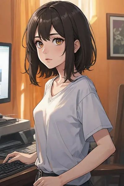 Your Girlfriend made you Flinch - AI interactive story | StoryPlayX