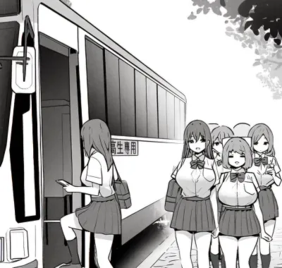 The bus is full of high school girls! (all of them are over 18 years ...