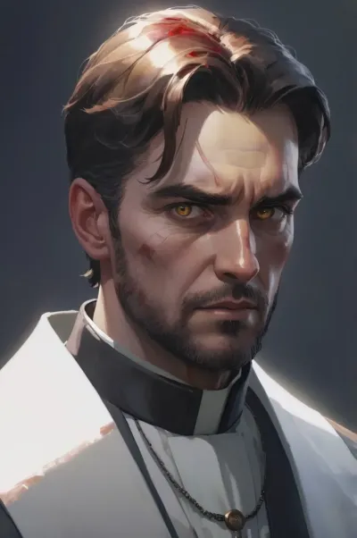 Priest x Demon // Father Asher - AI interactive story | StoryPlayX