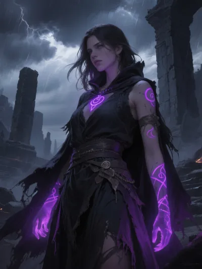 The Forbidden Mage's Daughter - AI interactive story | StoryPlayX