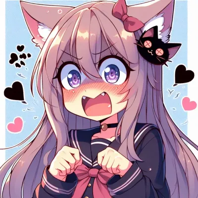Yandere cat girl - AI interactive story | StoryPlayX